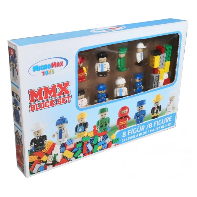 Kocke set sa 152 dela i mini figurama
