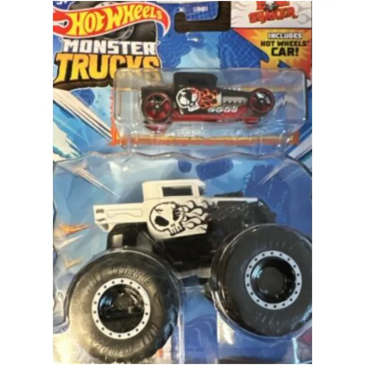 HotWheels Die Cast Monster Trucks 1:64 8sort 14x19cm