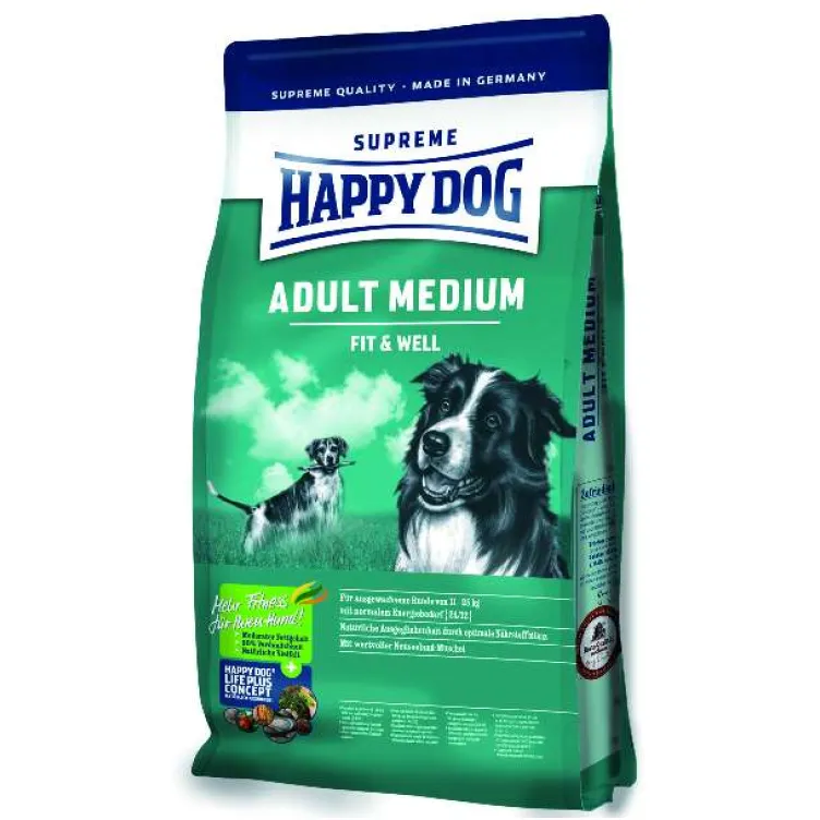 Hrana za pse Happy Dog Supreme Fit & Well Medium Adult 4kg