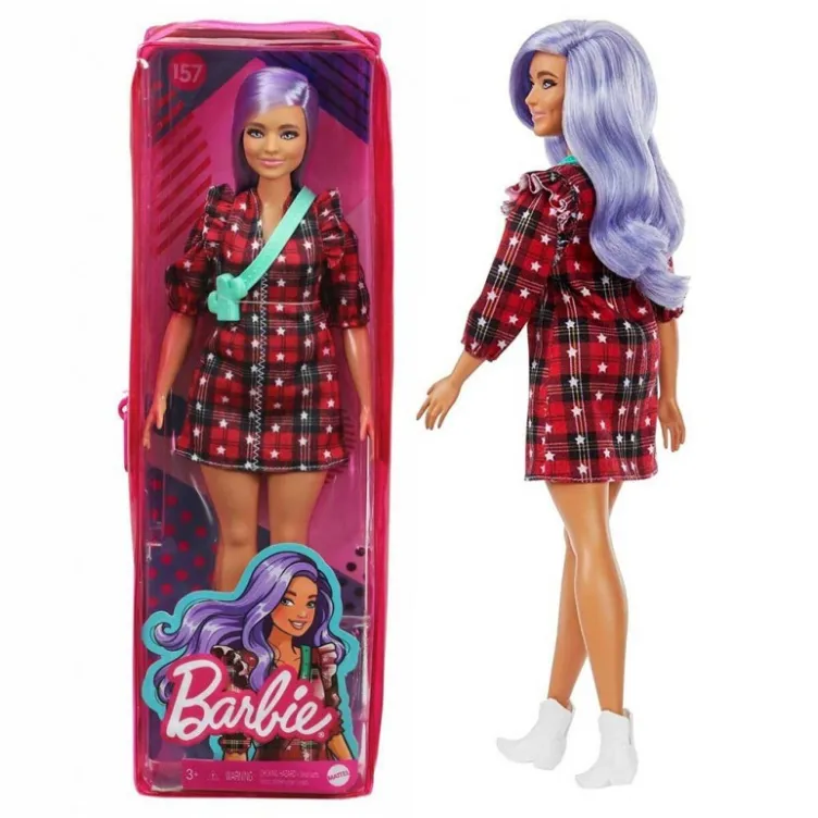 Barbie lutka karirana haljina 36925