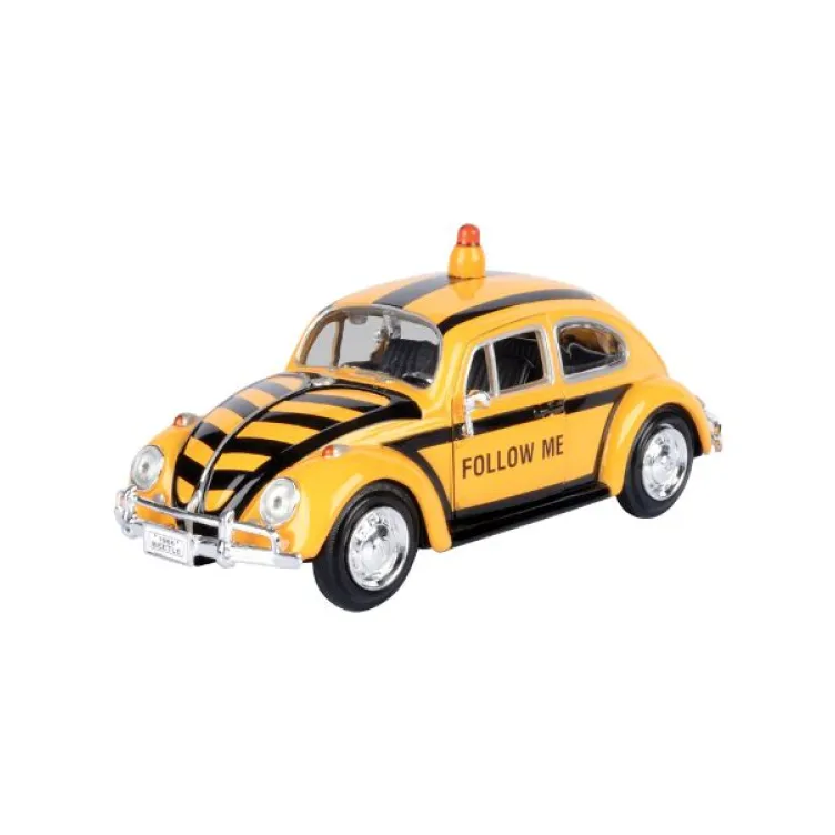 Metalni auto 1:24 volkswagen beetle airport follow me service