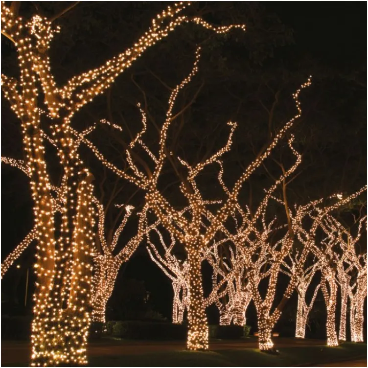 Novogodišnje lampice LED za spoljnu i unutrašnju upotrebu 50 sijalica toplo bela