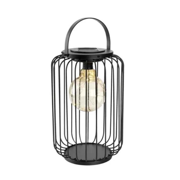 Solarna lampa Ruge Ø18xV26 Crna