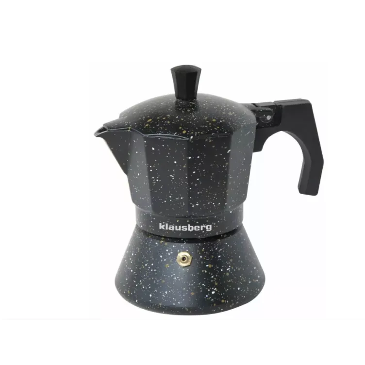 Džezva za espresso kafu 12 šolja KB7161 crna KLAUSBERG