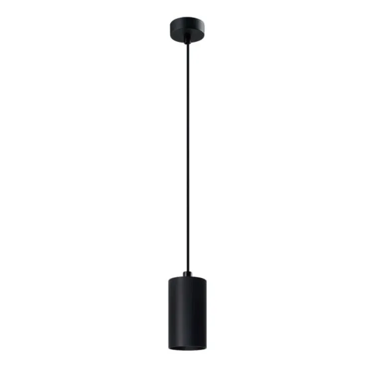 Tubo Viseća Lampa Crna 1x25W GU10 klosz 10cm