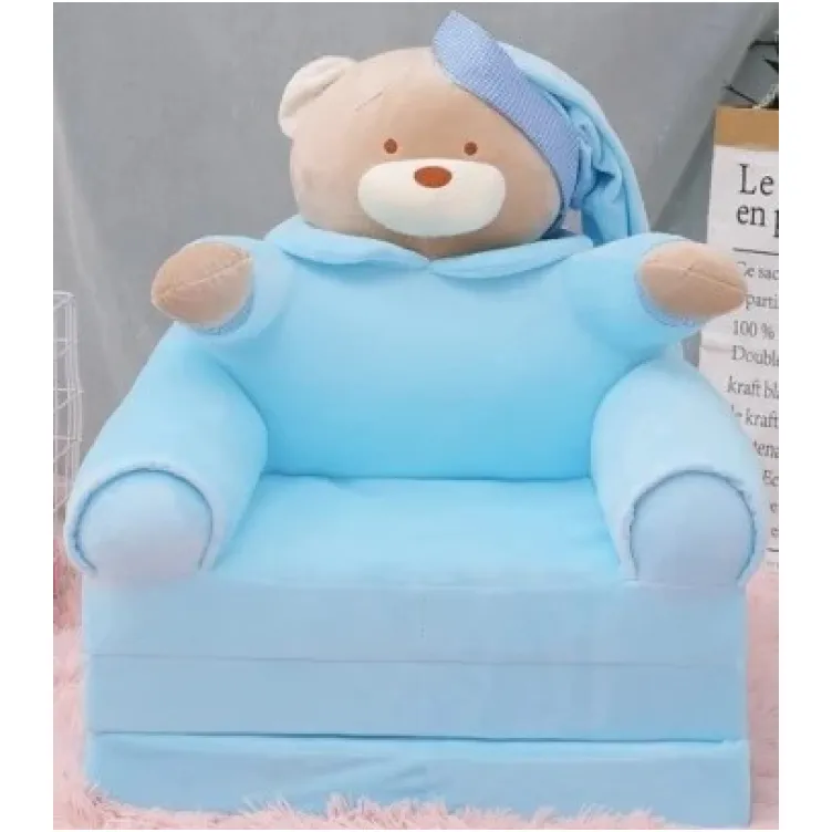 Foteljica za decu Sleeping Bear Blue