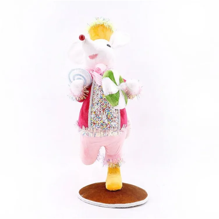 Elfie, novogodišnja dekoracija, miš, 55cm