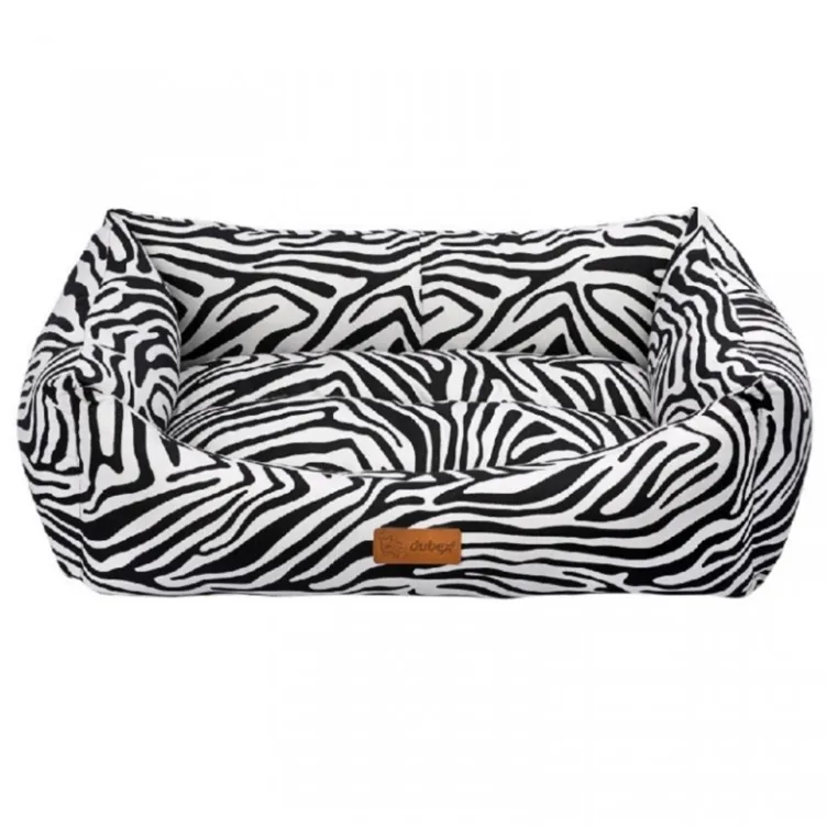 Krevet za psa Makaron zebra L