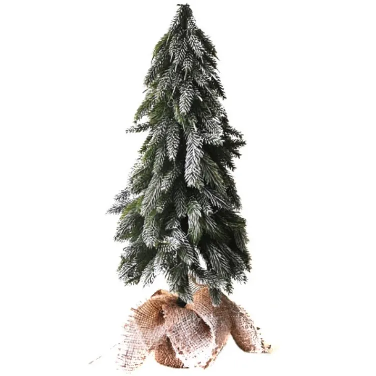 Novogodišnja jelka u saksiji Deco wood sa sijalicama 55cm