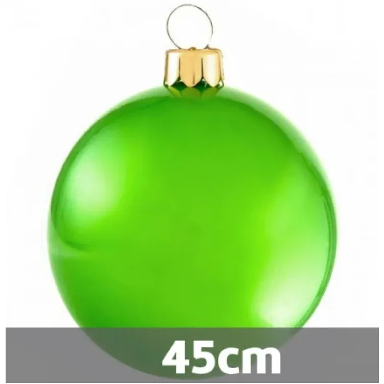 Ornamento Novogodišnja kugla 45cm - Zelena