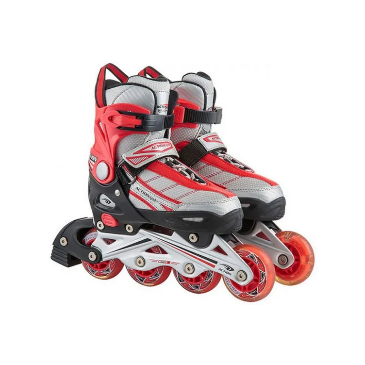 Roler 126a crveno crni xs(29-32) abec-5 sa svetlecim tockicima 3090198