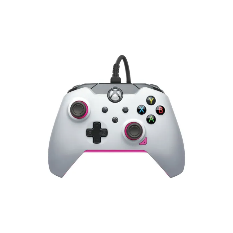 XBOX/PC Wired Controller White Fuse Pink
