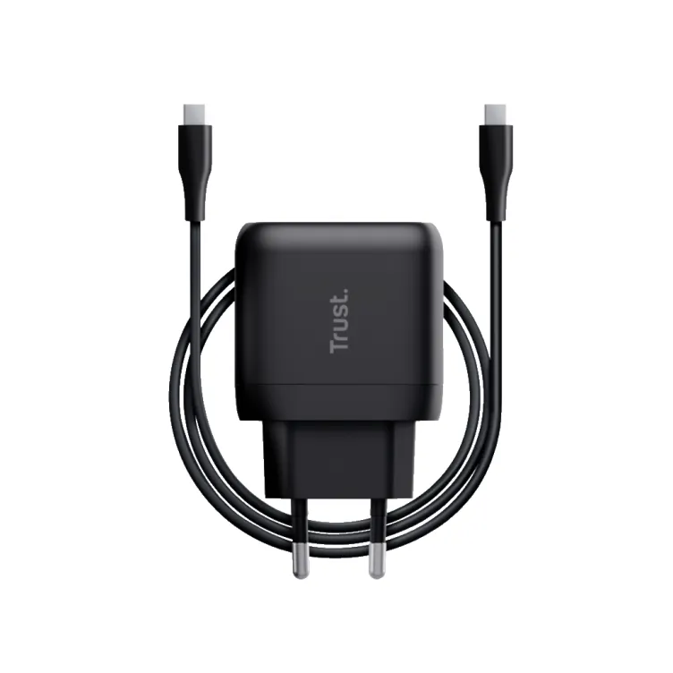 Trust Punjač Maxo 45W/USB-C/laptop/smartphone/tablet/2m USB-C kabel/crna