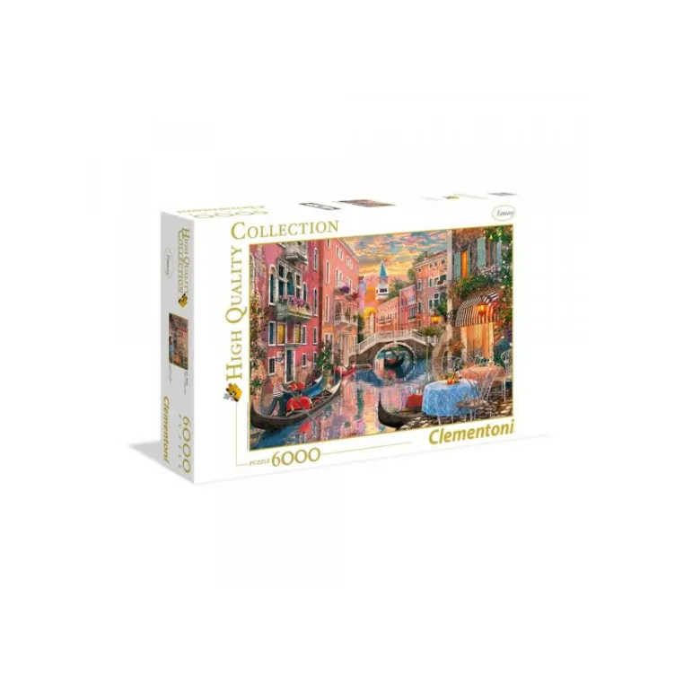 Puzzle 6000 hqc venice evening sunset Clementoni
