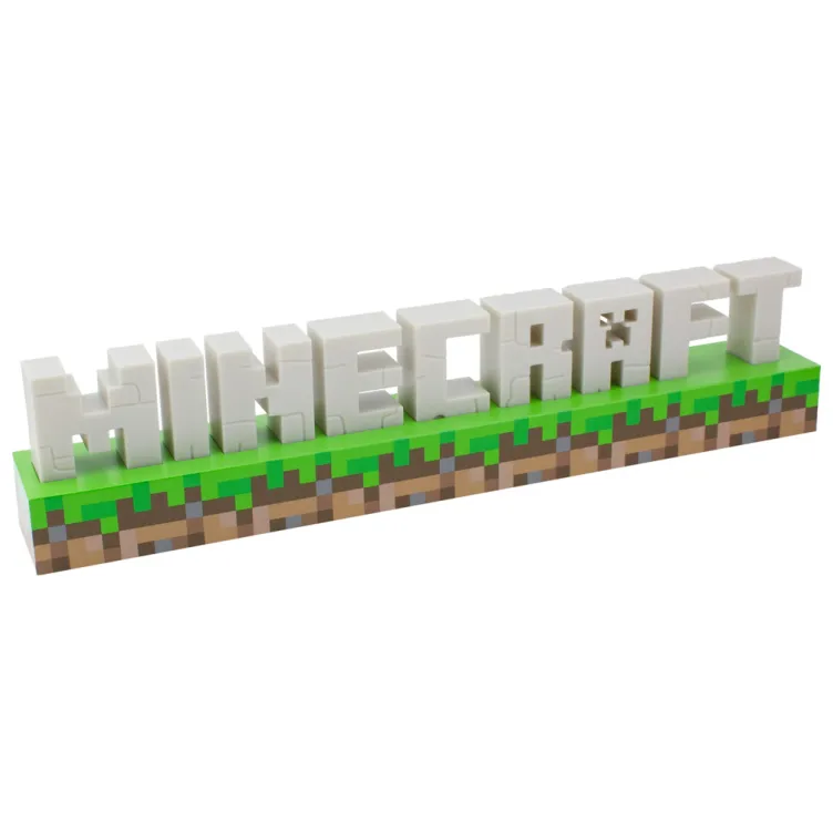 Lampa Minecraft Logo Light