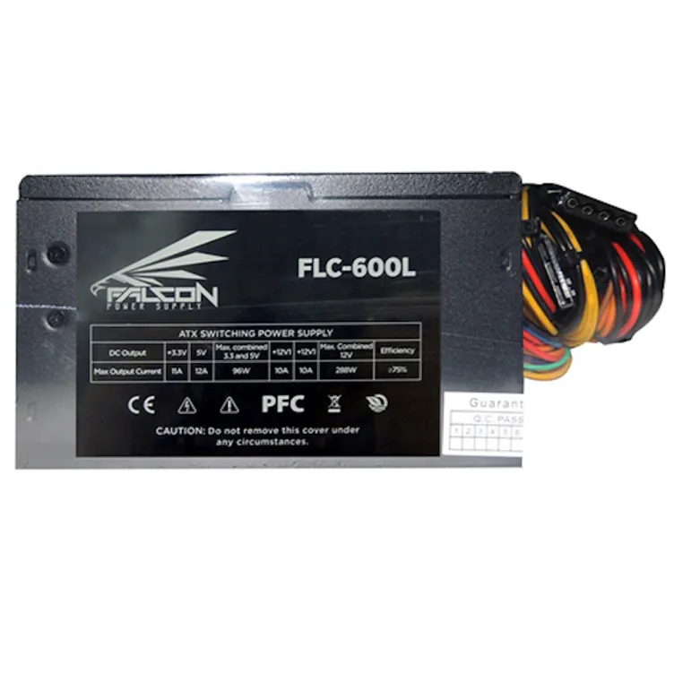 Falcon 600W FLC-600L, 12cm fan/do 75% napajanje