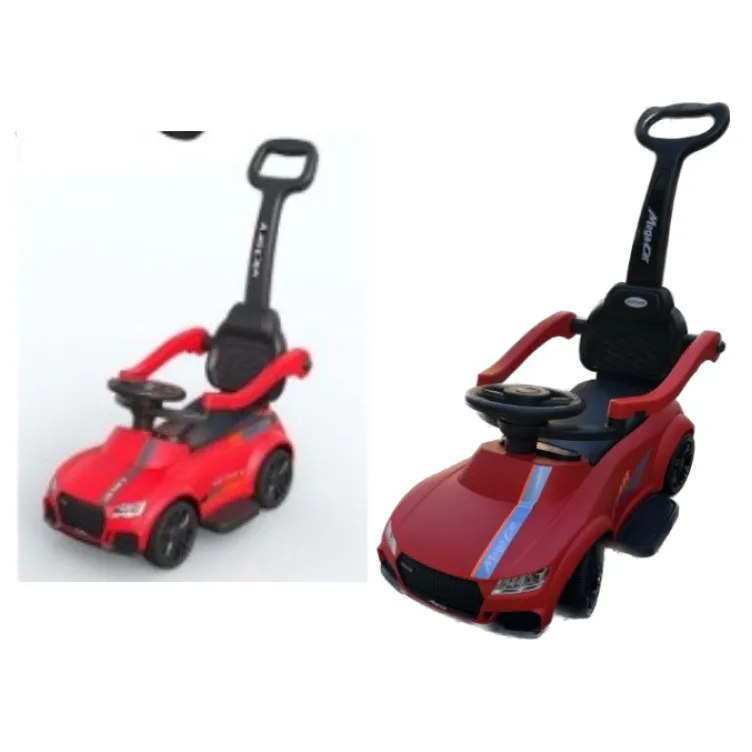 Babyland guralica Audi sa ručkom J-BC8330P 020541 Crvena