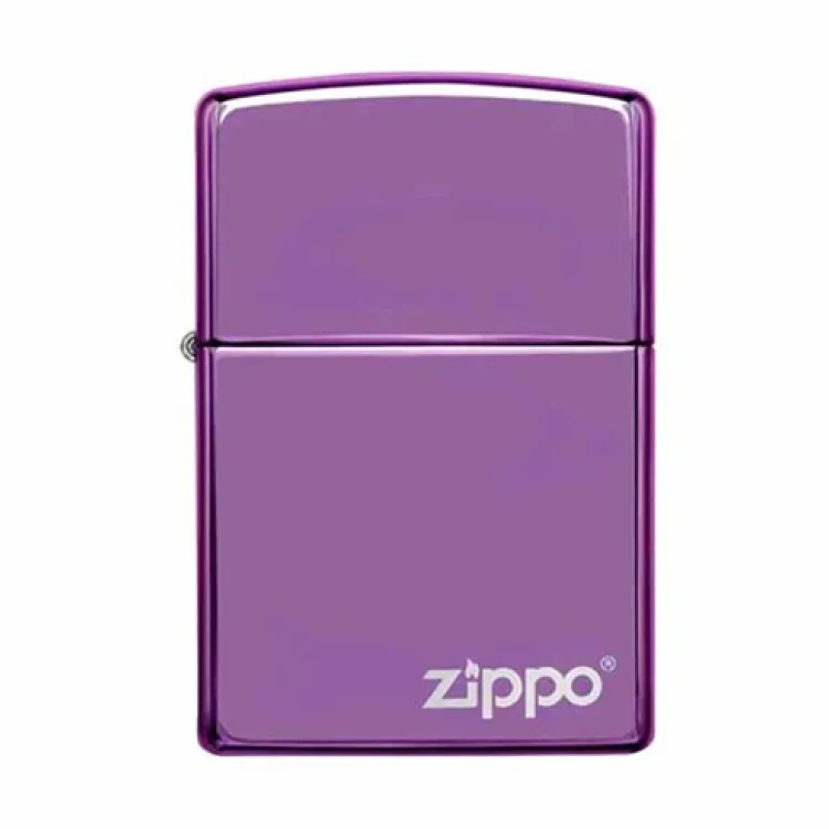 Zippo Upaljač High Polish Purple Logo