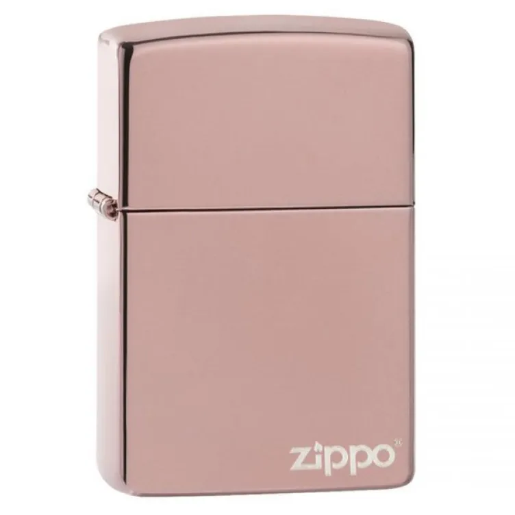Zippo Upaljač Rose Gold Logo Design