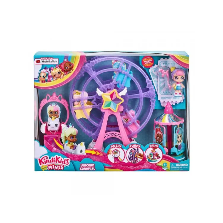 Kindi kids minies unicorn carneval playset