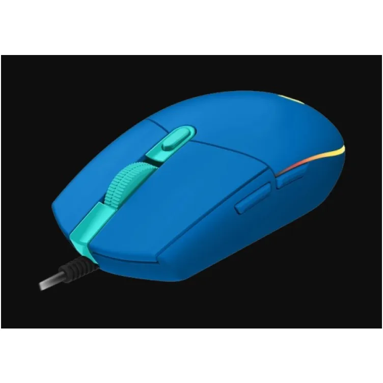 Logitech G102 Lightsync Gaming Wired Mouse, Blue USB