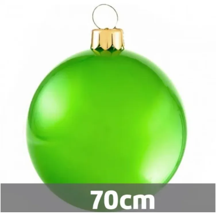 Ornamento Novogodišnja velika kugla 70cm - Zelena