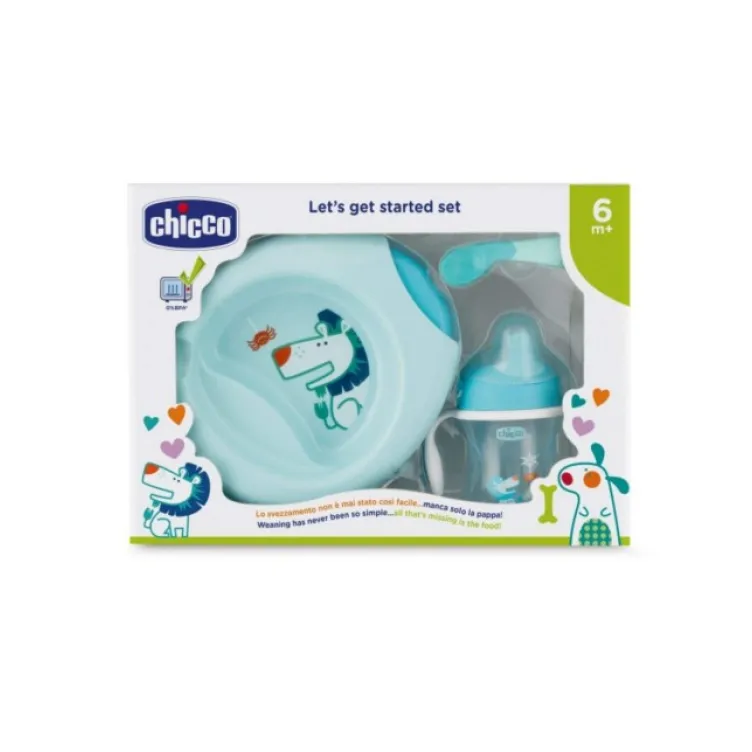 Chicco Poklon set 6 + Pribor za jelo