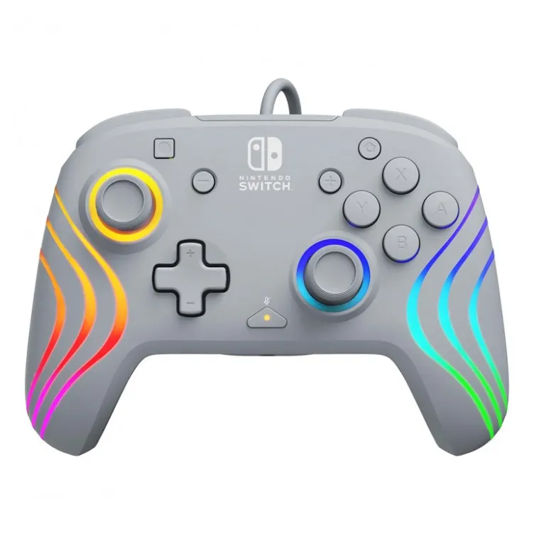 Nintendo Switch Afterglow Wave Wired Controller Grey