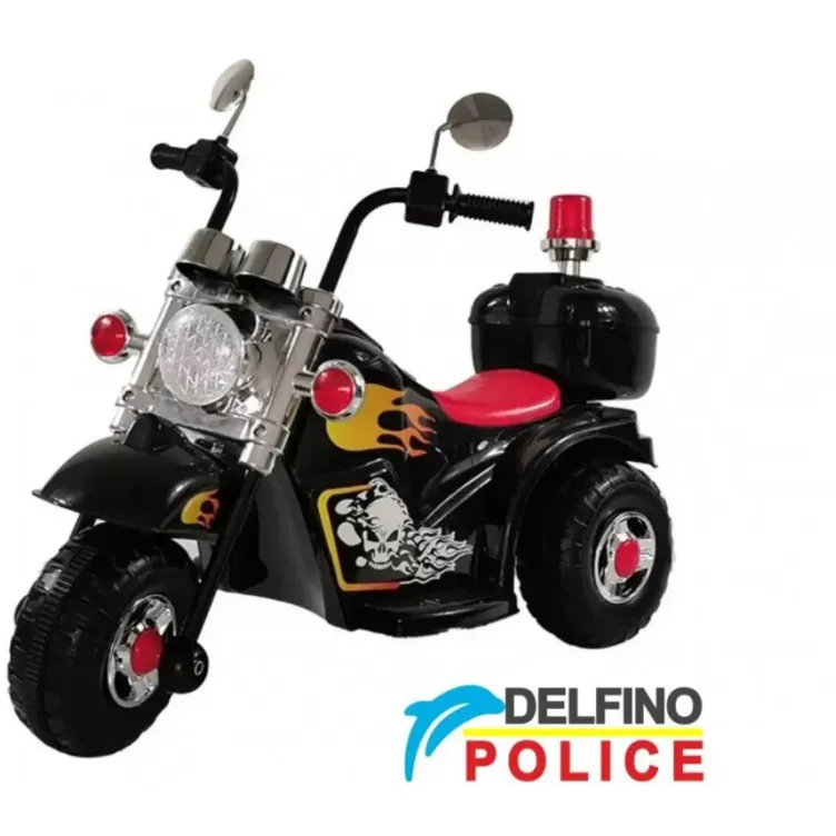 Motor na akumulator Delfino Police Crni