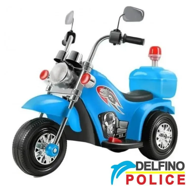 Motor na akumulator Delfino Police Plavi