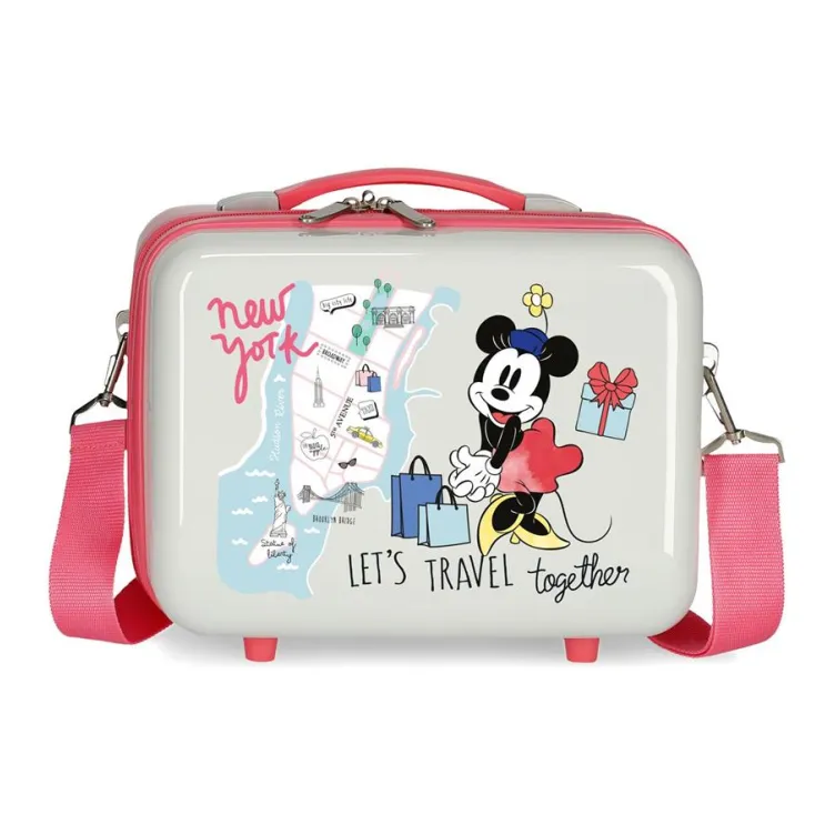 Beauty case ABS Minnie around the world New York