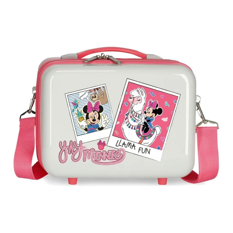 Beauty case ABS Minnie around the world lama fun