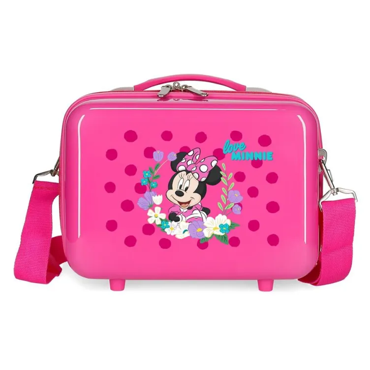 Beauty case ABS Minnie golden days pink