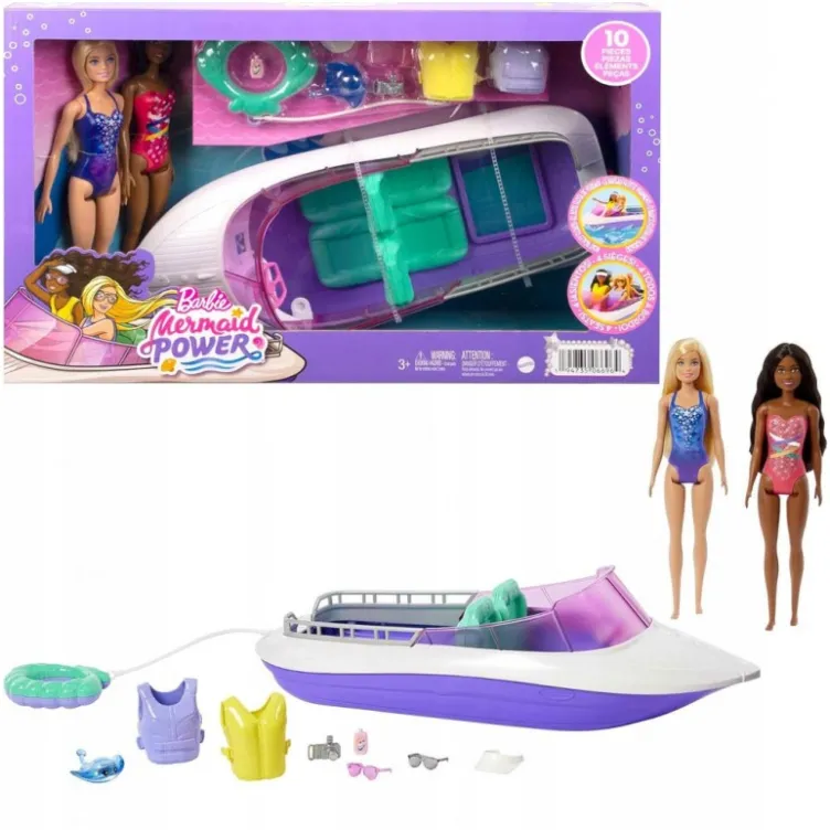 Barbie set sa dve lutke i čamcem 088478