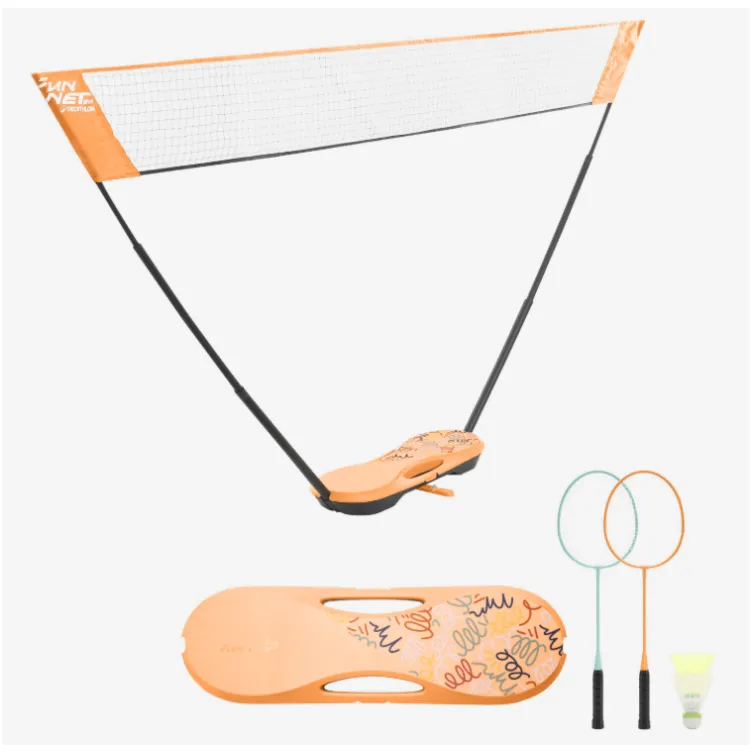Narandžasta mreža za badminton FUN SET 3 m