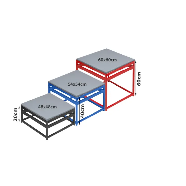 Kutija za naskakanje plava 54x54x40