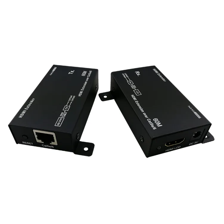 E-GREEN Adapter-Konvertor HDMI extender RJ 45 cat5e/6, 60m