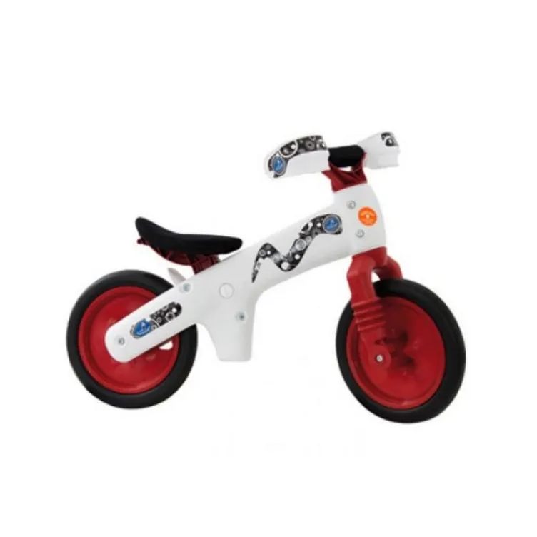 Balance Bike PVC white-red BIC-01BBIP0020R