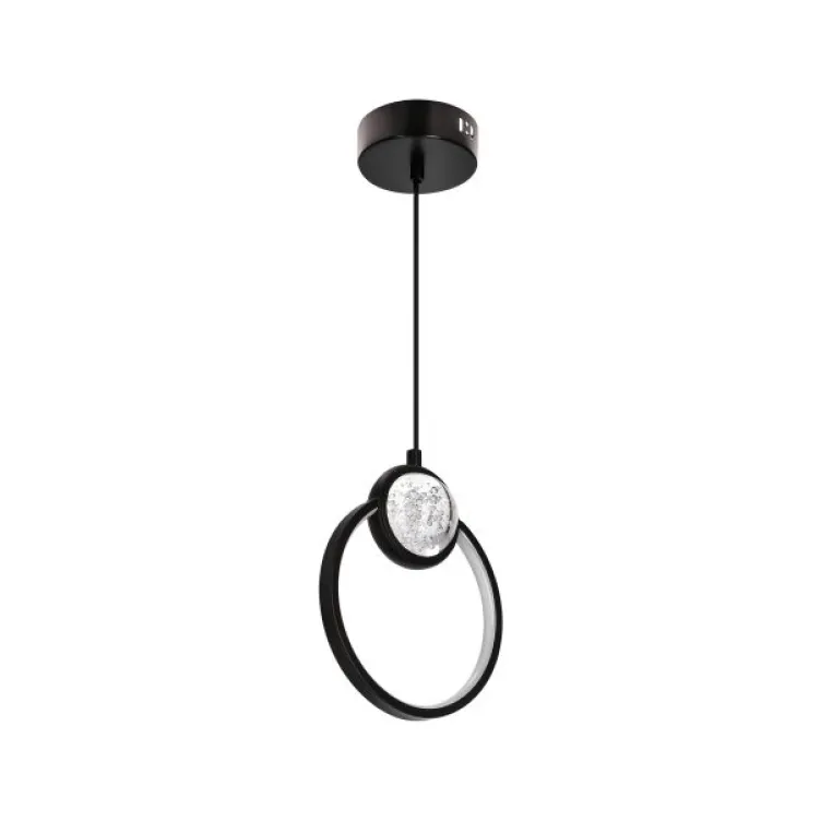 Lacrima Viseća Lampa Crna 15W LED 3000K