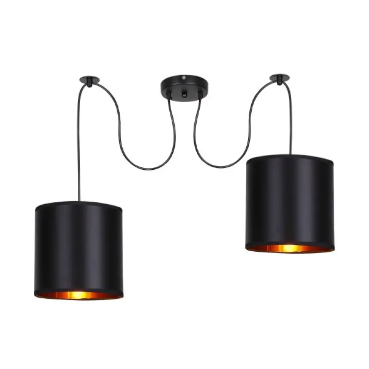 Candi Lux Viseća Lampa Crna 2 2x40W E27