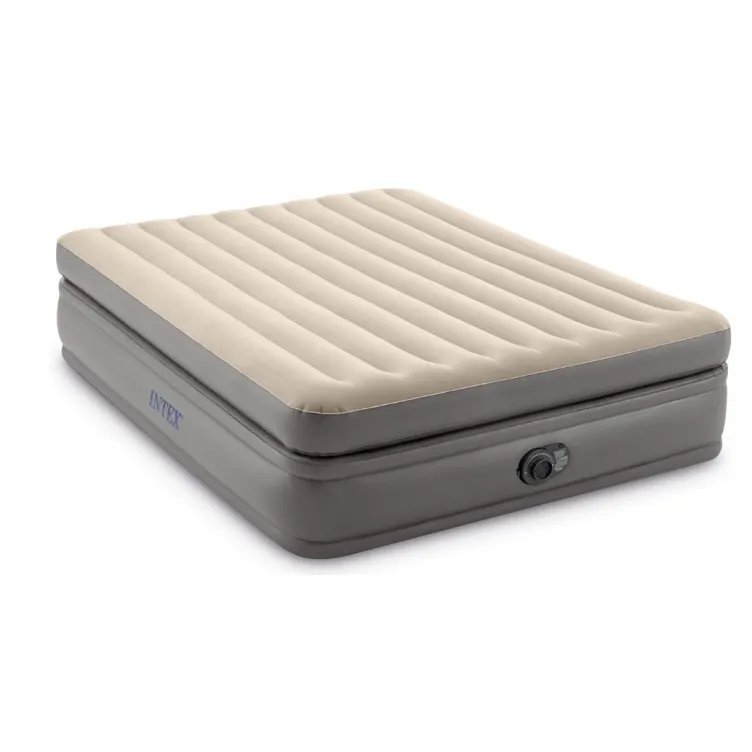 Intex queen comfort elevated airbed w/ fiber-tech rp 64164ND