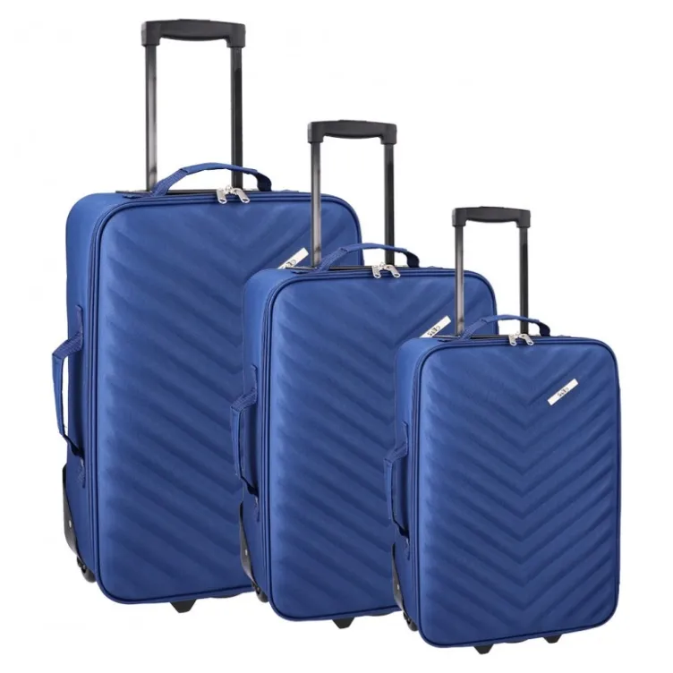 Doha, kofer, set 3 komada, PE, teget 110222