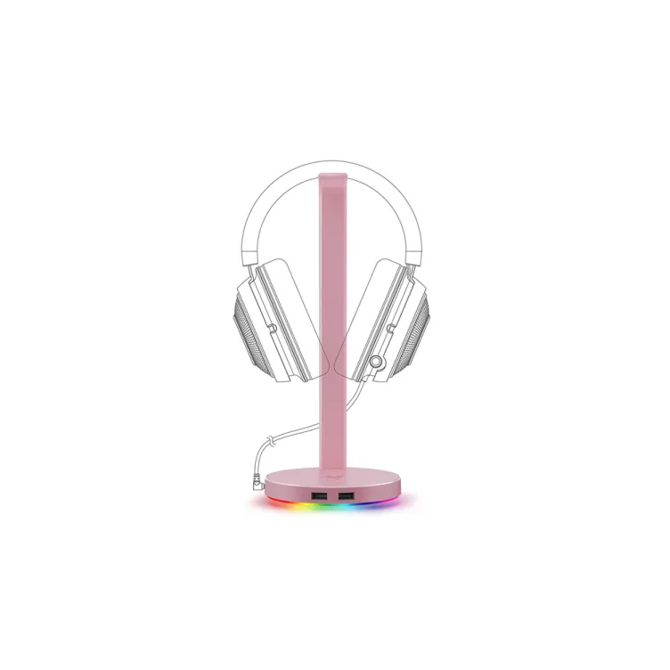 Base Station V2 Chroma Quartz - Headphone Stand with USB 3.1 and 7.1 Surround Sound