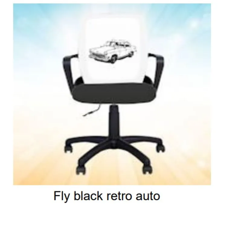 Dečija Stolica Fly Black Retro auto
