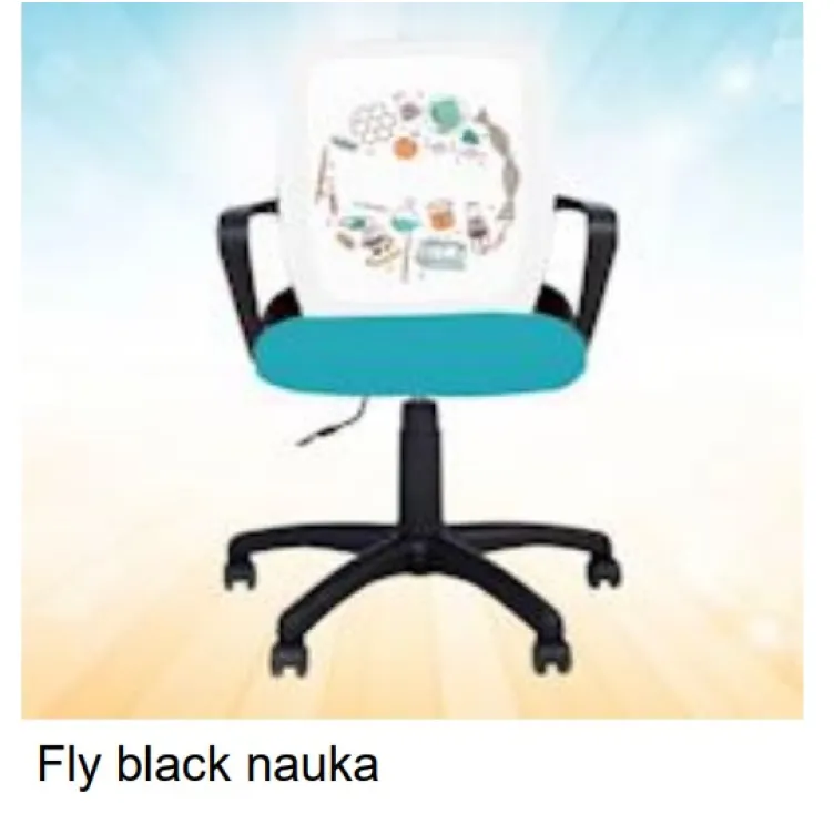 Dečija Stolica Fly Black Nauka