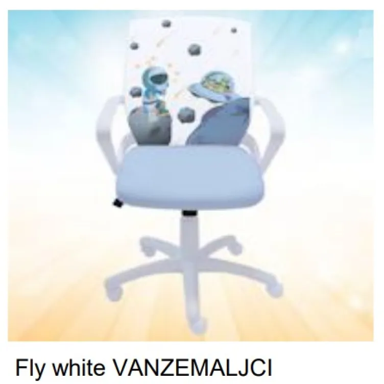 Dečija Stolica Fly White Vanzemaljci