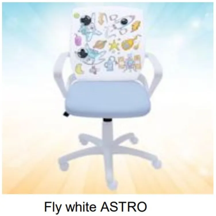 Dečija Stolica Fly White Astro