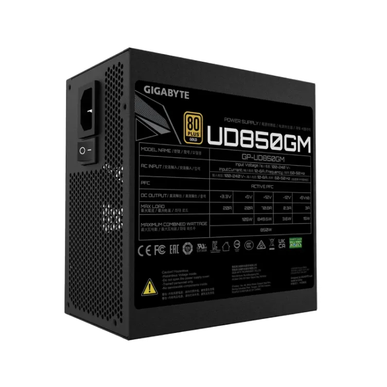 Modularno Napajanje GIGABYTE GP-UD850GM 850W