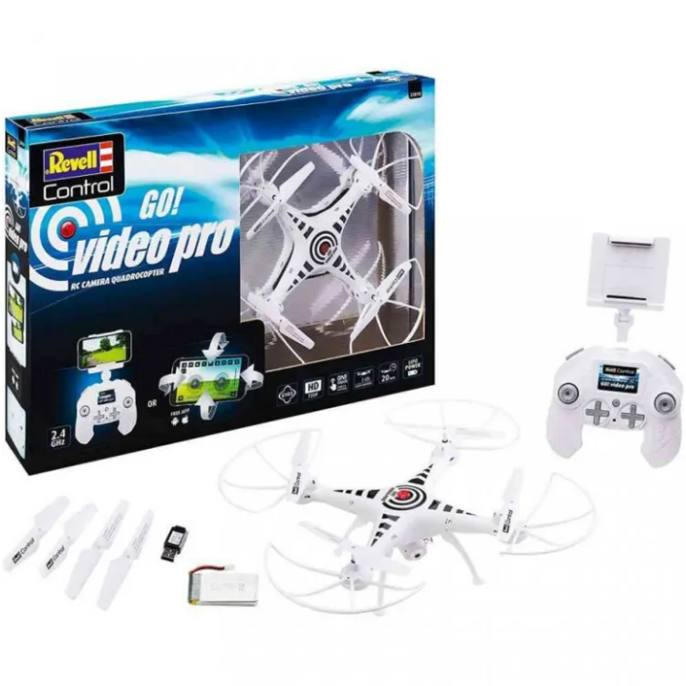 Rc Revell camera quadrocopter go! video pro RV23818