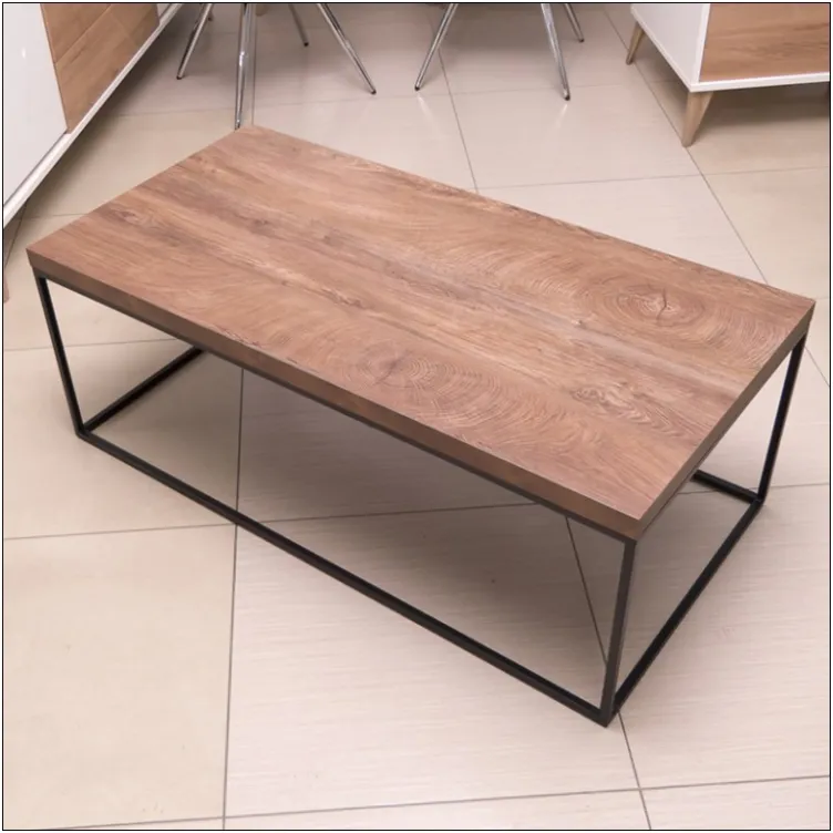 Klub sto Forest oak endgrain cognac k 5413